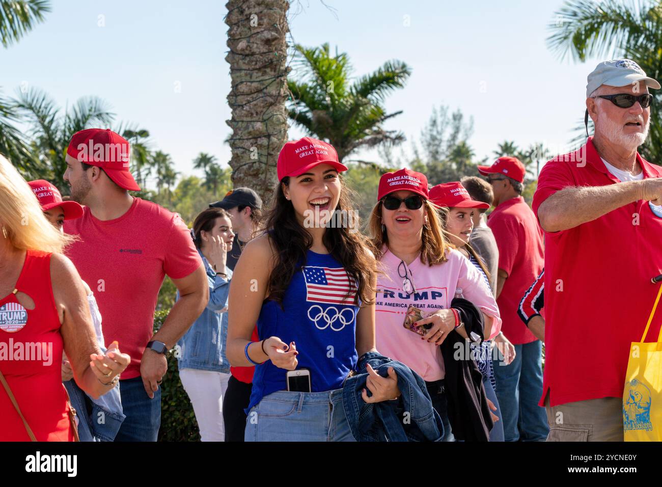 Sunrise, Florida, USA. 19th October 2024. Donald Trump supporters ...