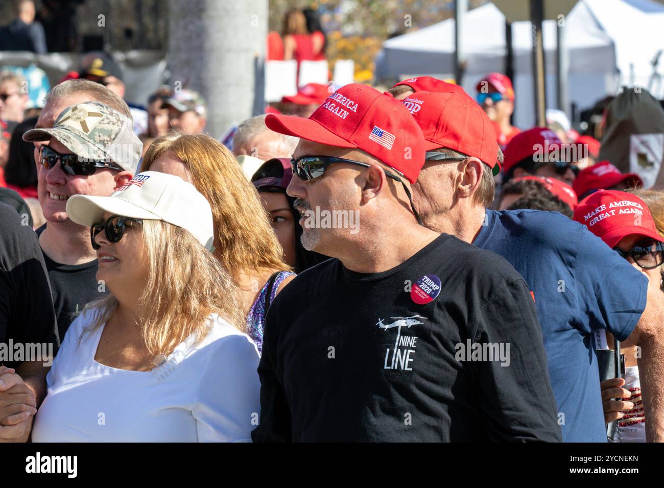 Sunrise, Florida, USA. 19th October 2024. Donald Trump supporters ...