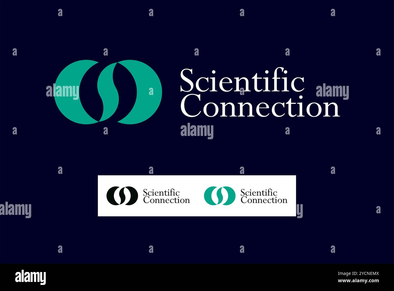 Scientific connection communication business logo design for technology ...