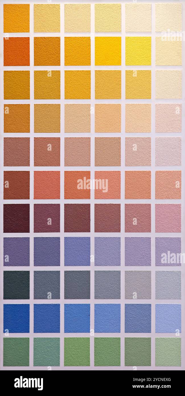 Color swatch to paint wall hi-res stock photography and images - Alamy