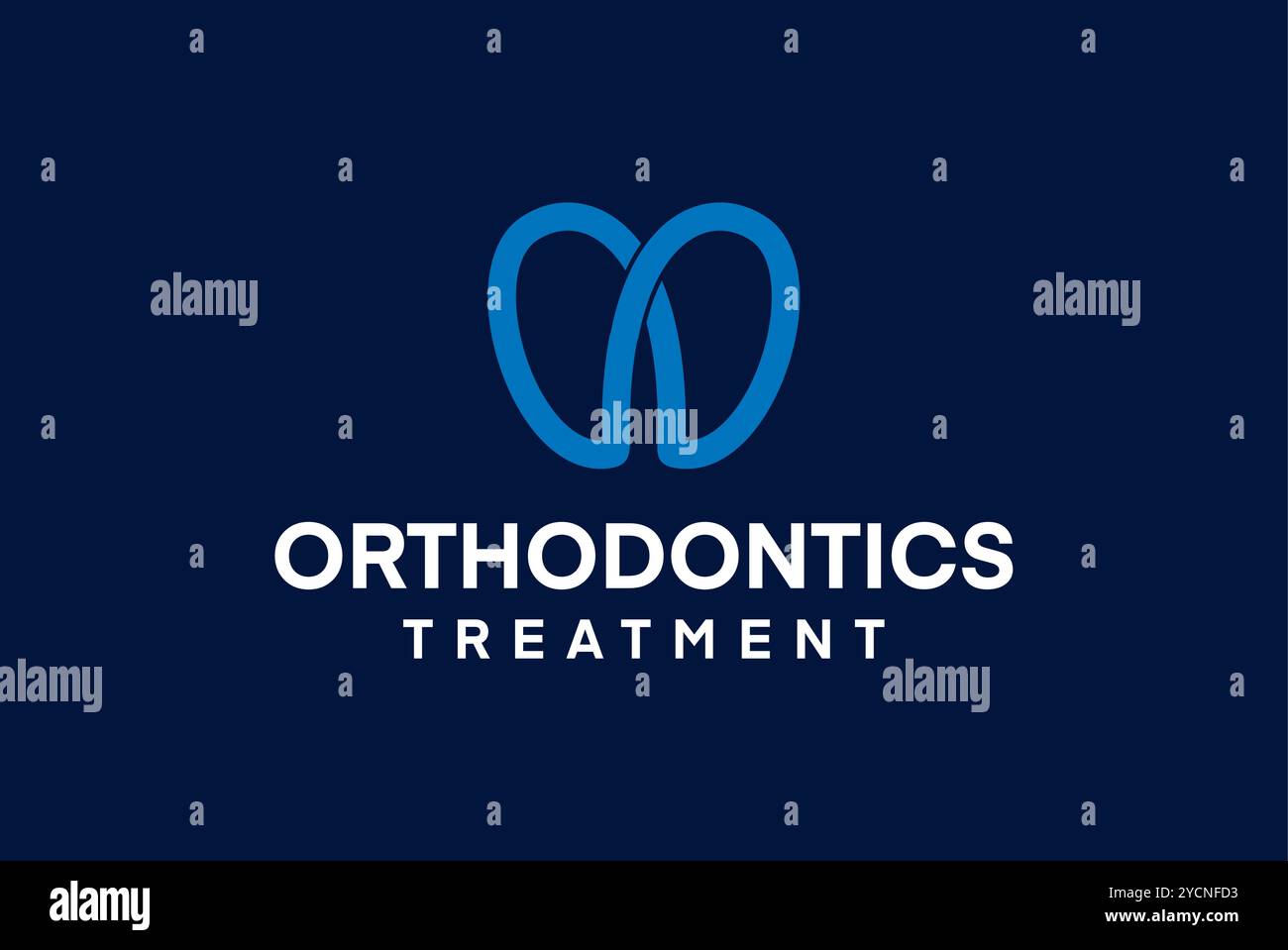 Orthodontics logo Stock Vector Images - Alamy