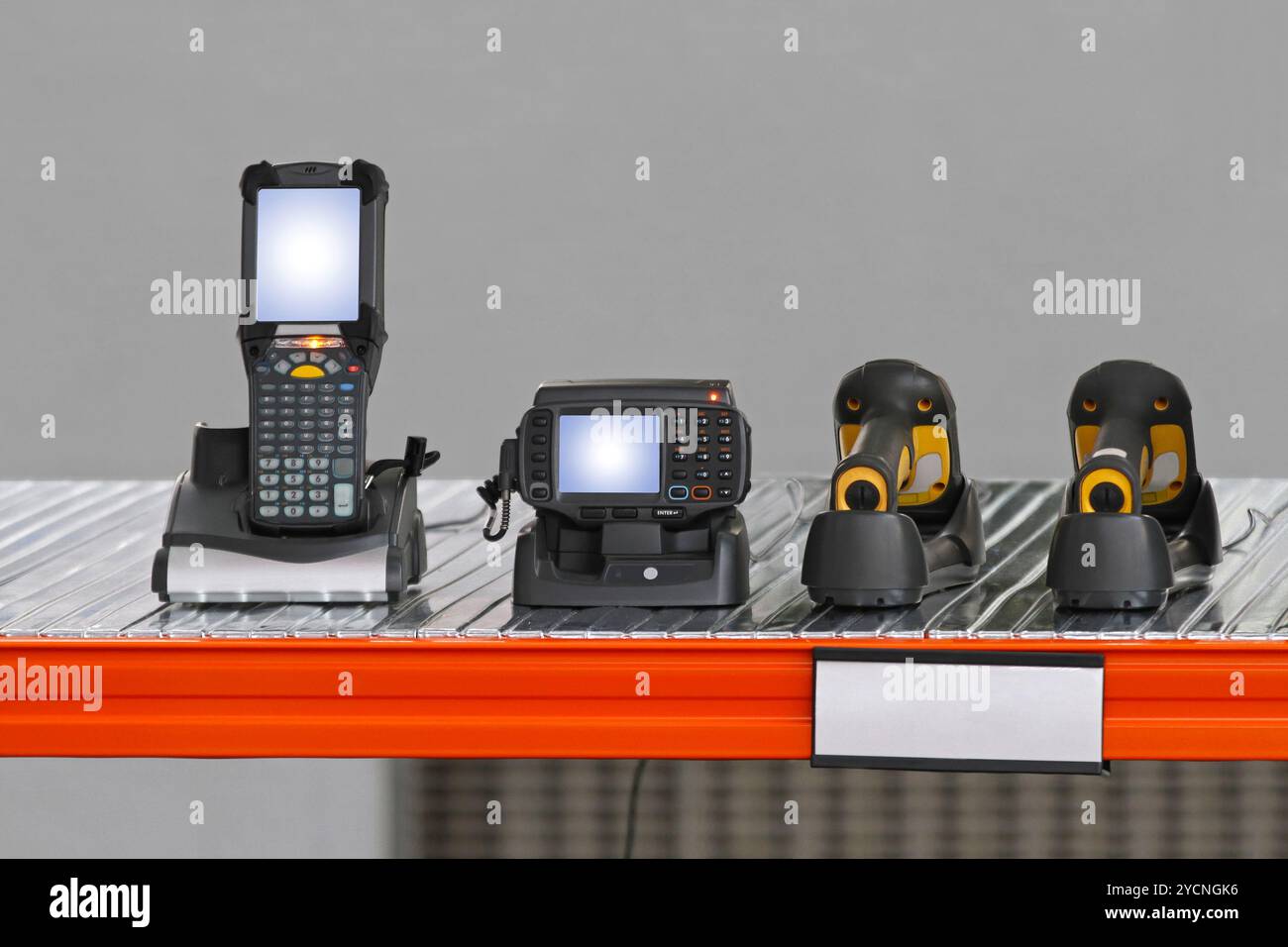 Handheld barcode scanner Stock Photo - Alamy