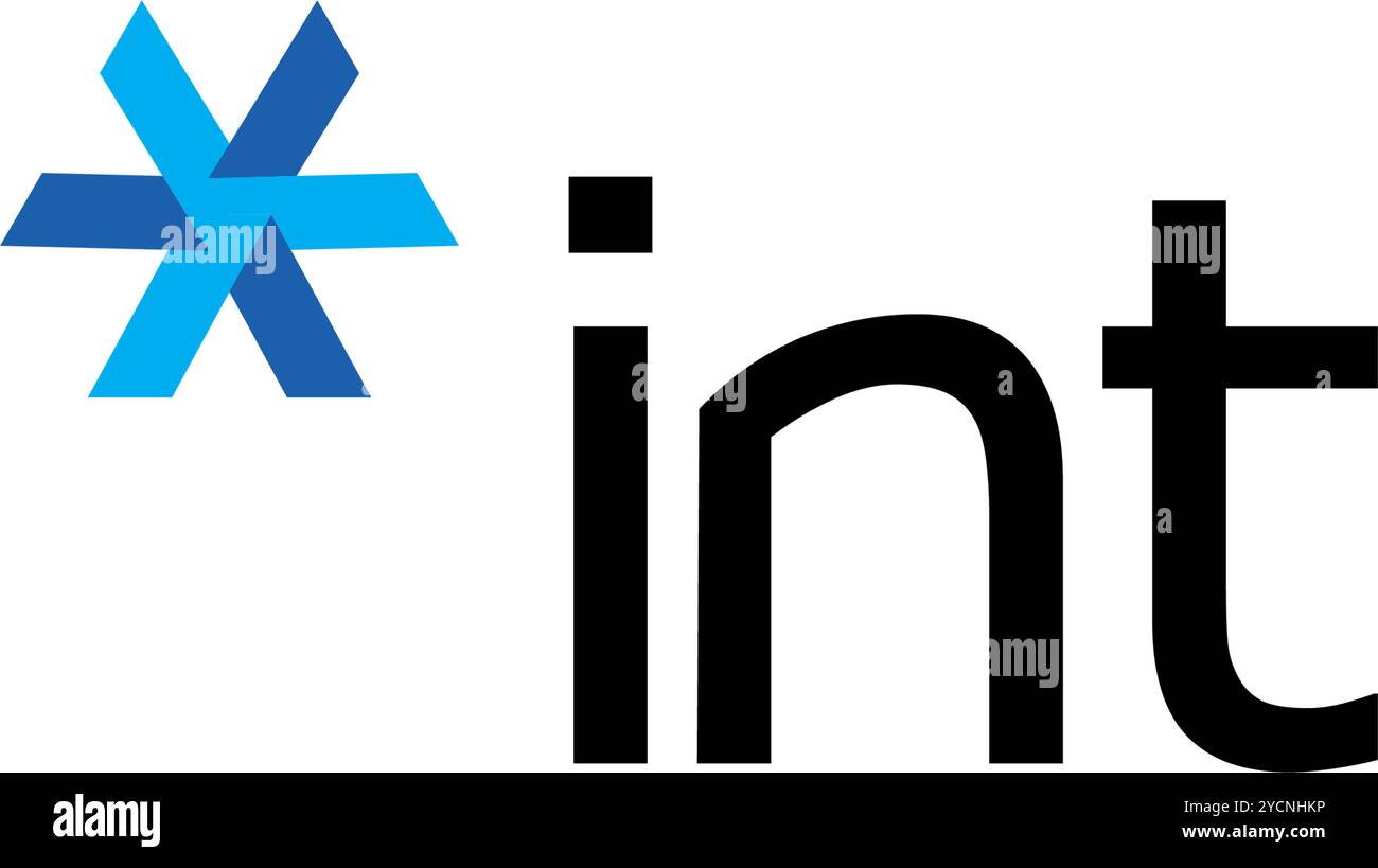 Int business logo Stock Vector Images - Alamy