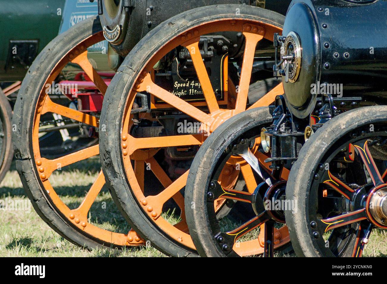 Steam engines on display at the Ackworth Classic Vehicle Rally, West ...