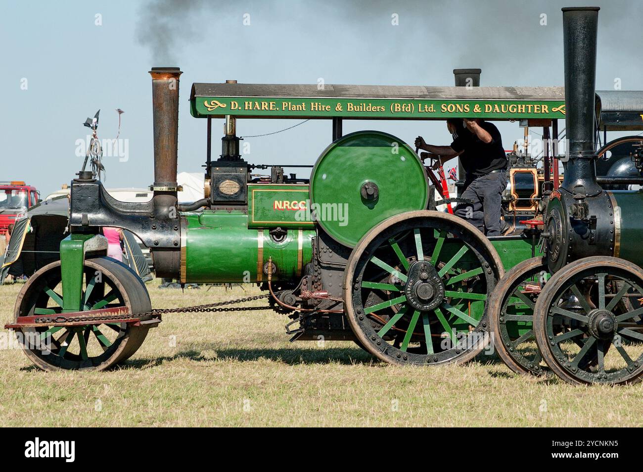 Steam engines on display at the Ackworth Classic Vehicle Rally, West ...
