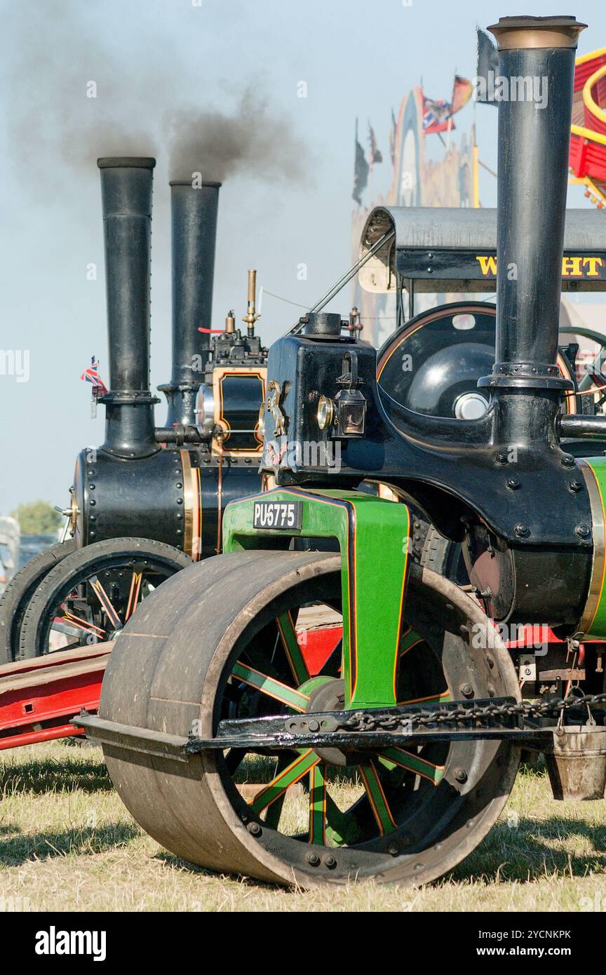 Aveling and Porter steam engine at the Ackworth Classic Vehicle Rally ...