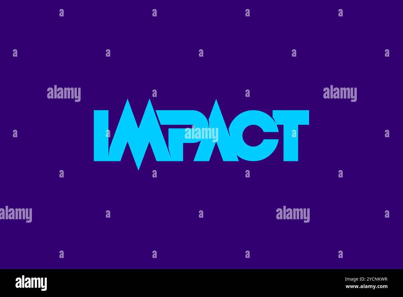 impact typography bold title font business logo design for technology ...