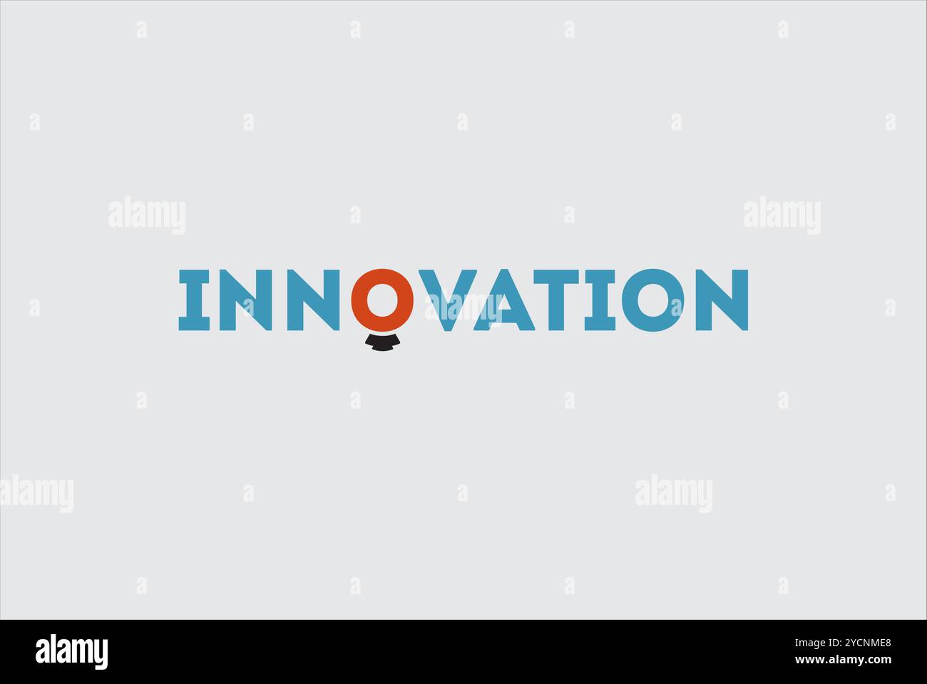innovative typography bulb business logo design for technology band and ...
