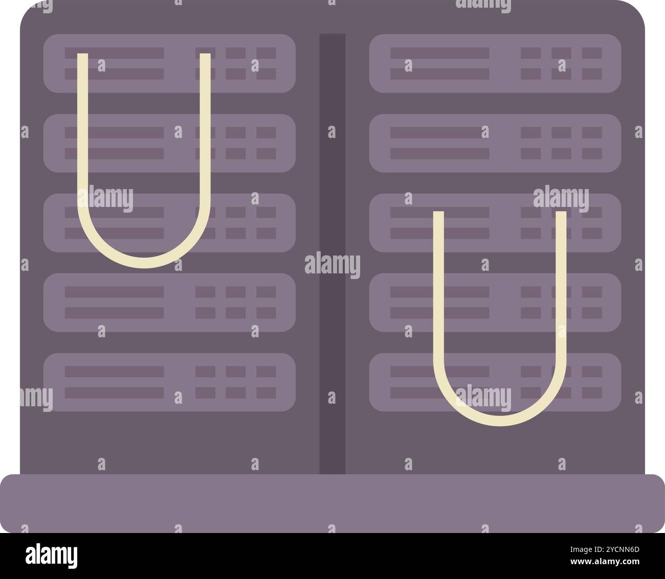 This icon depicts a data center server providing cloud computing services Stock Vector Image ...