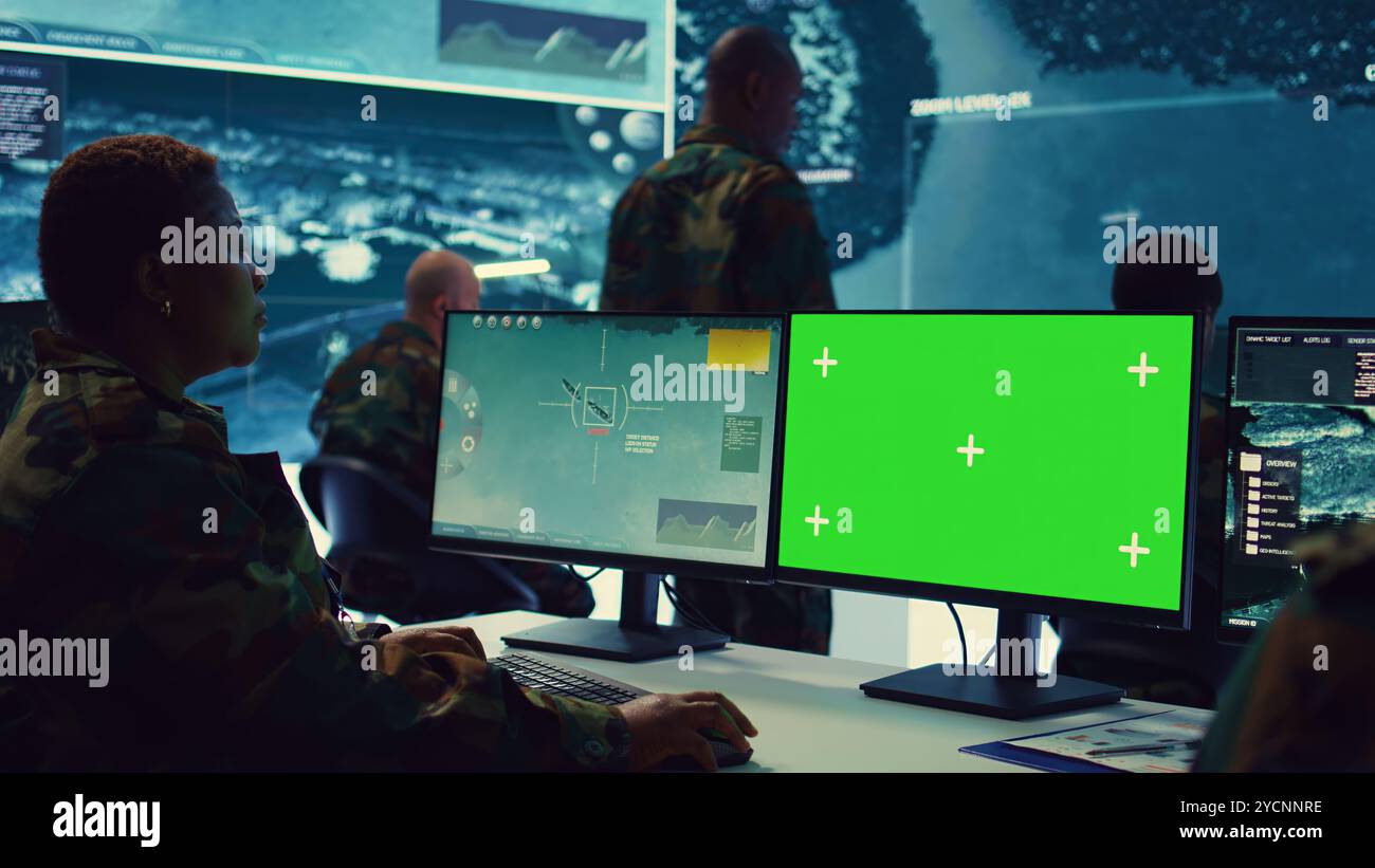 Security specialist greenscreen hi-res stock photography and images - Alamy