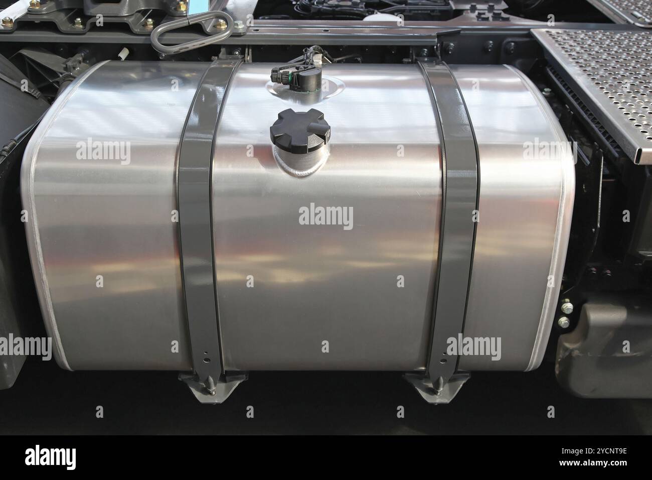 Truck fuel tank Stock Photo - Alamy