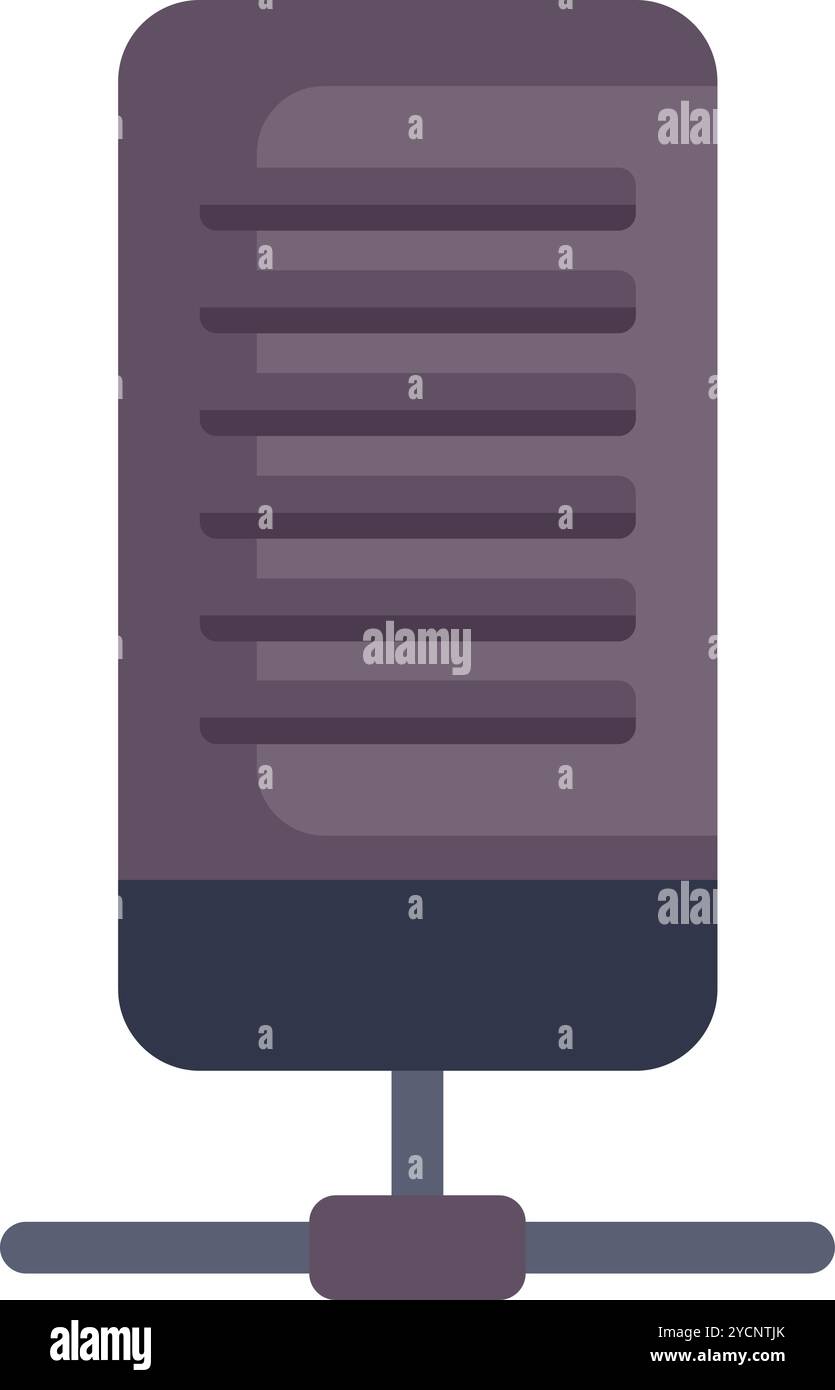 This vector icon shows a server connecting to a network, perfect for projects related to data ...
