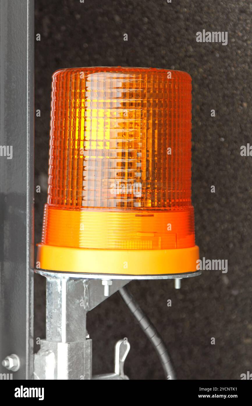 Orange safety beacon hi-res stock photography and images - Alamy