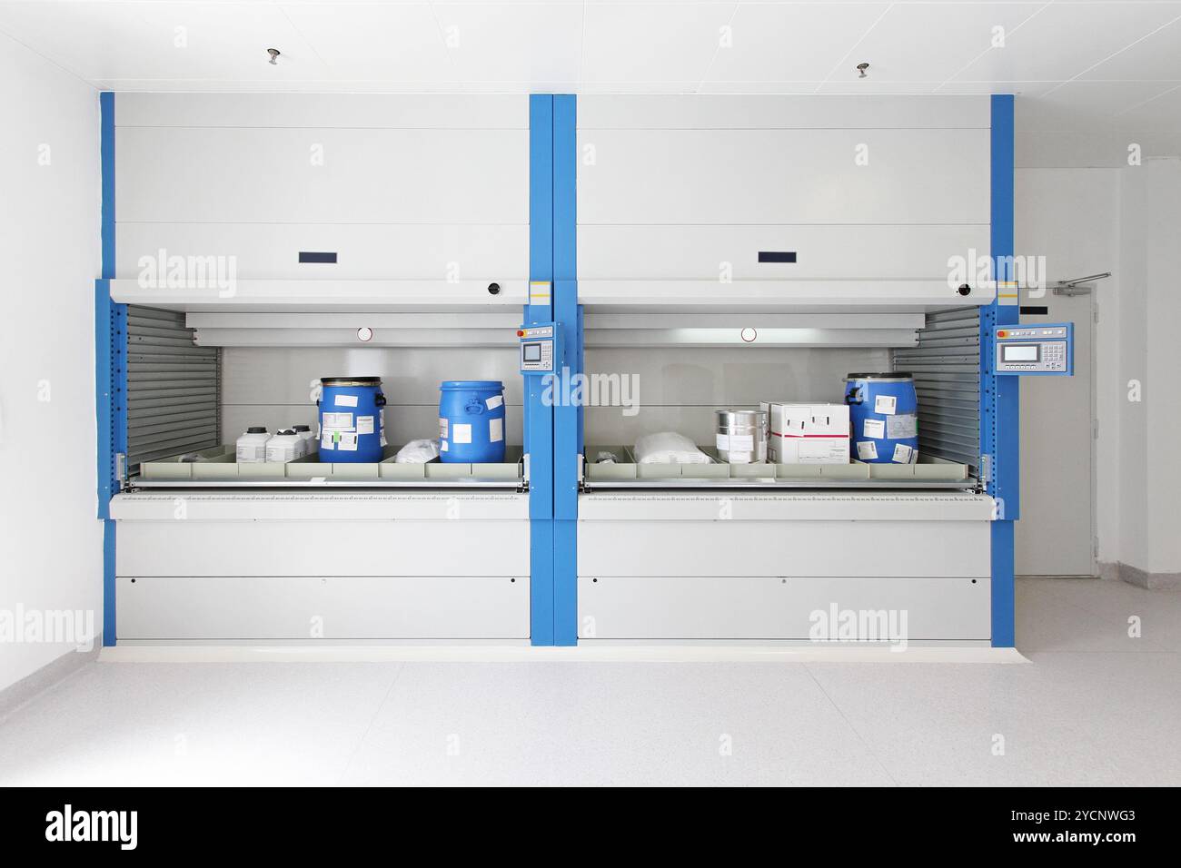 Vertical carousel storage Stock Photo - Alamy