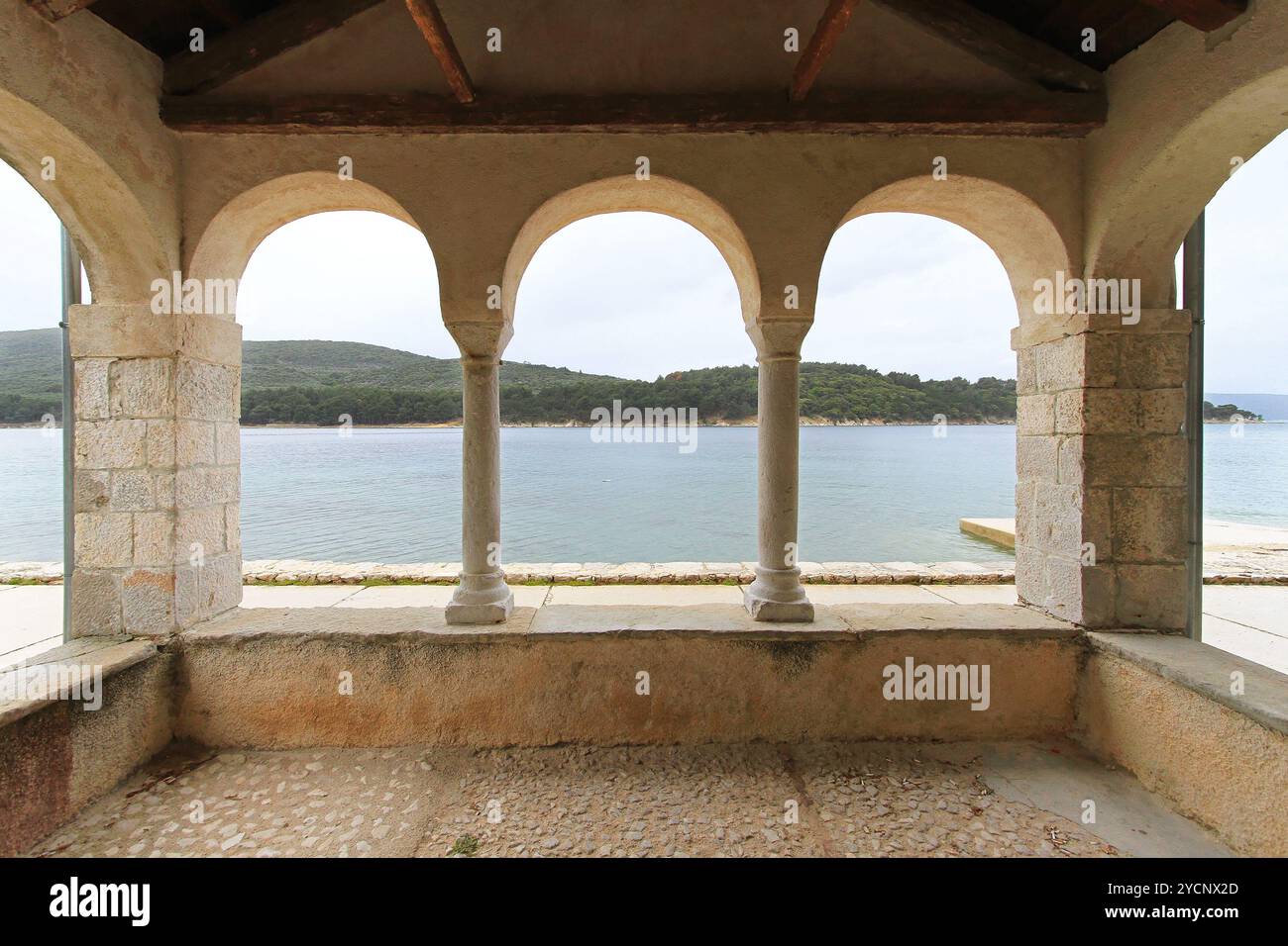Three arch balcony Stock Photo - Alamy