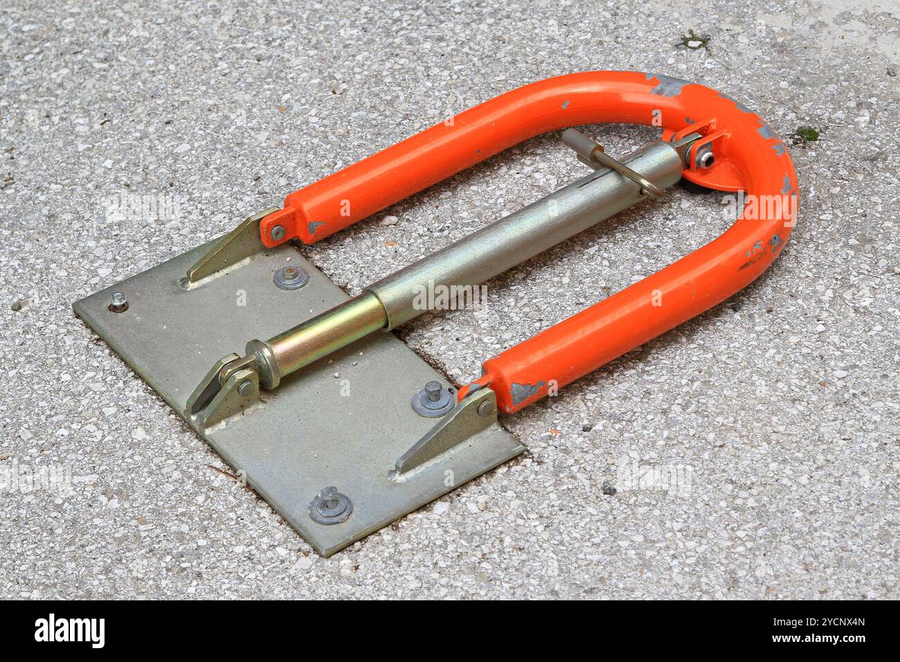Car parking lock Stock Photo - Alamy