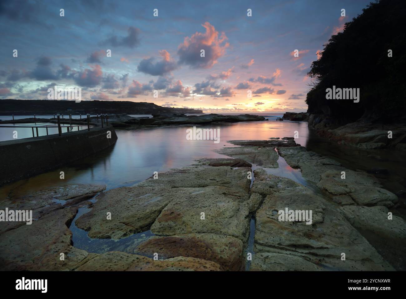 Cotton Candy Sunrise at Malabar, Sydney Australia Stock Photo - Alamy