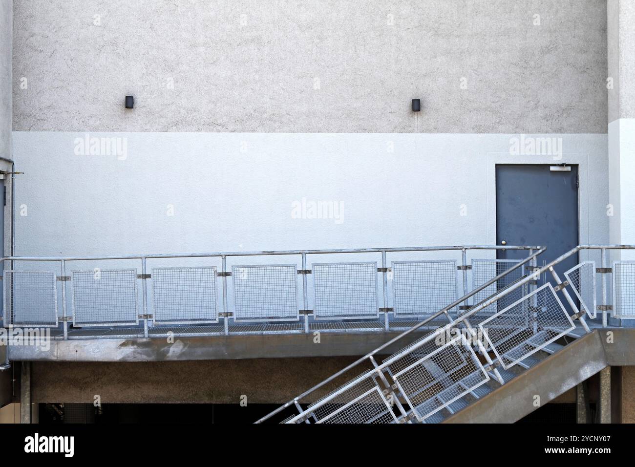 Back door and emergency exit at warehouse Stock Photo - Alamy
