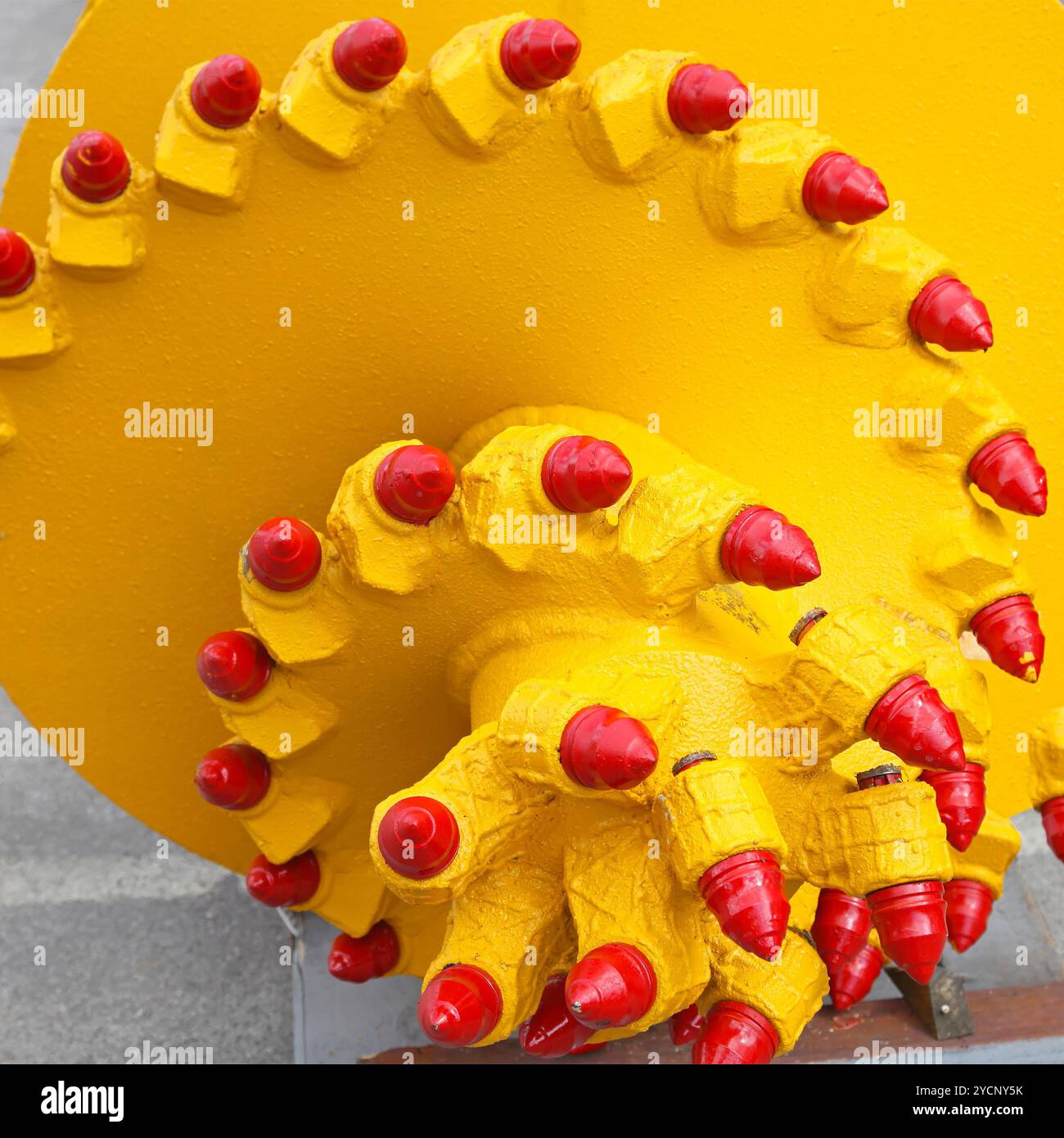 Mine drill head Stock Photo - Alamy