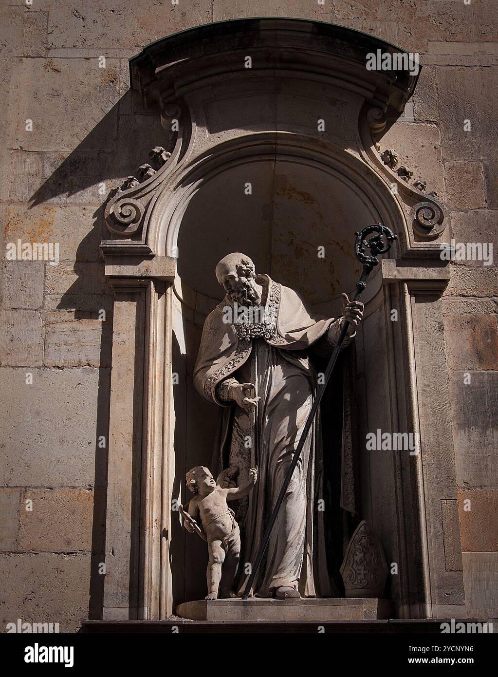 Dresden, Germany, Statue in Zwinger Stock Photo - Alamy