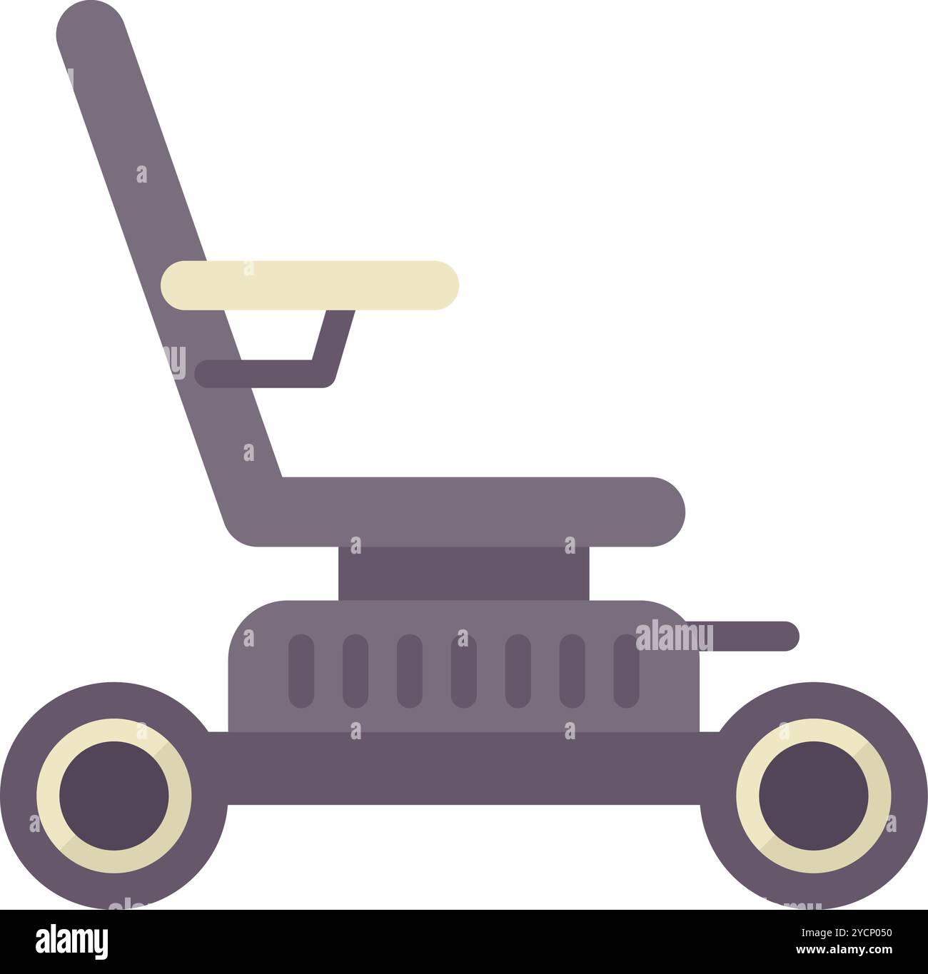 Side view of an electric wheelchair, highlighting its role in enhancing mobility and ...