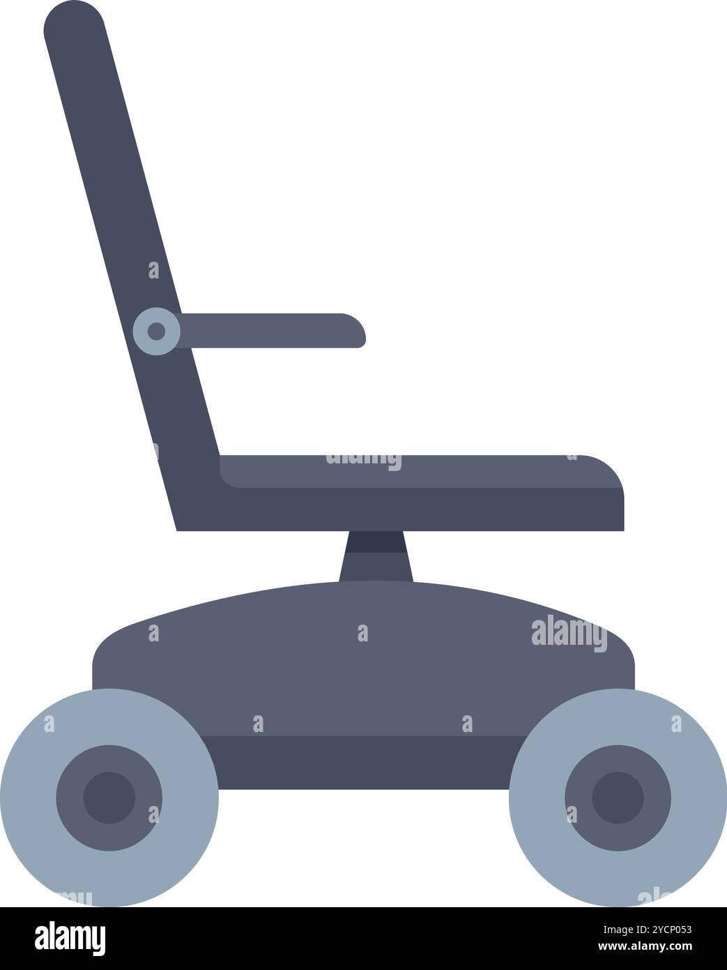 Electric wheelchair icon representing mobility assistance for ...