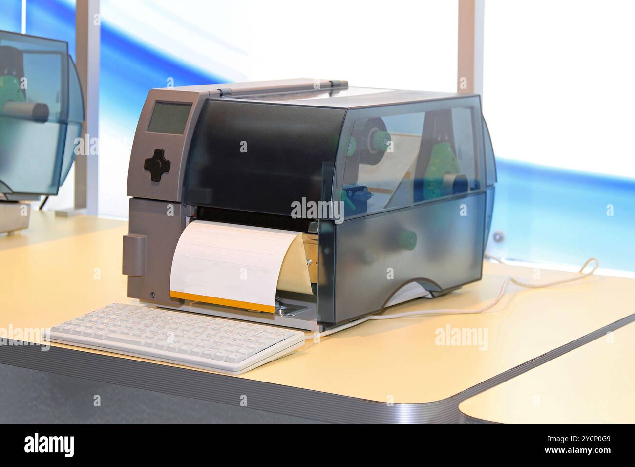 Label printer hi-res stock photography and images - Alamy