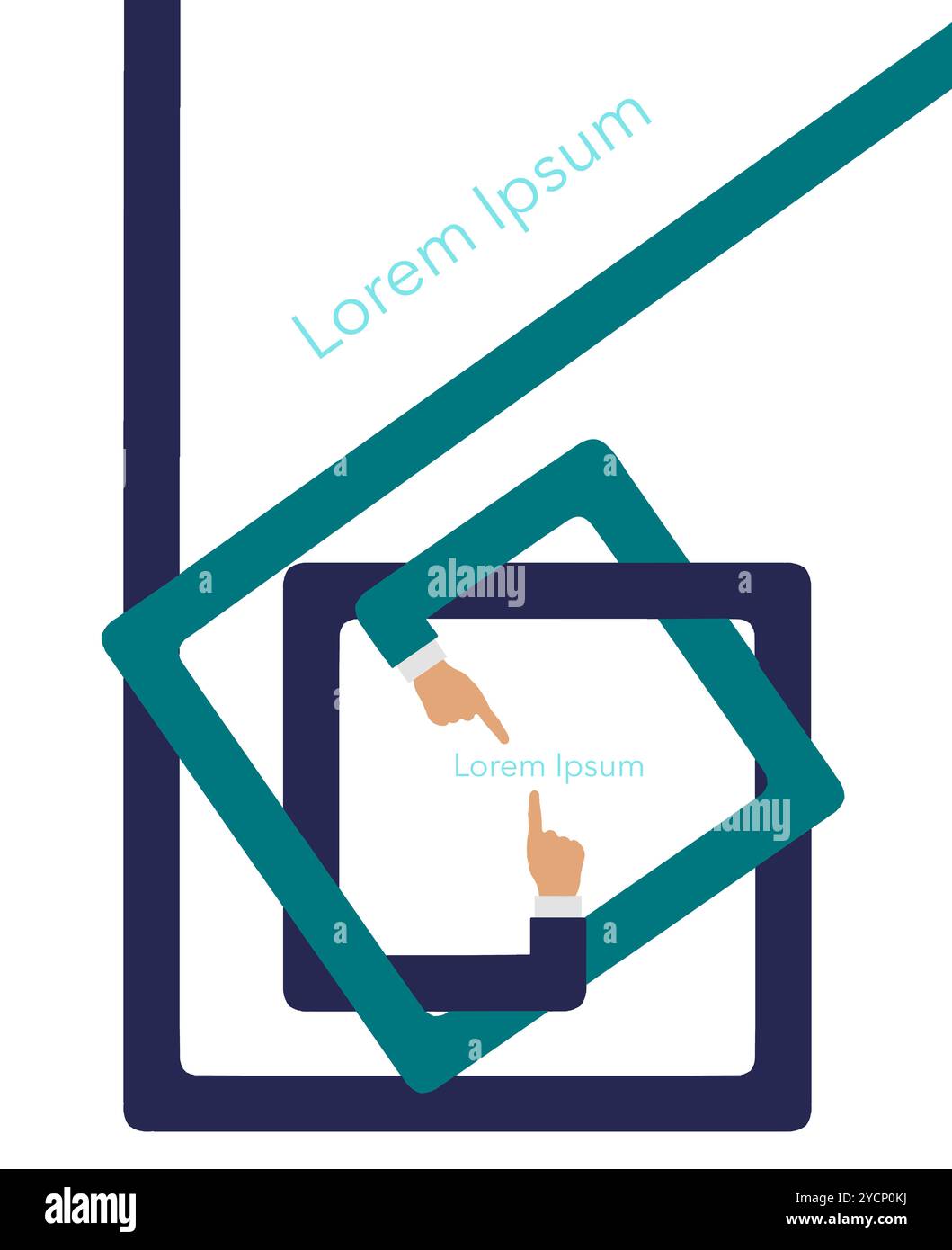 Finger point icon in Cut Out Stock Images & Pictures - Alamy