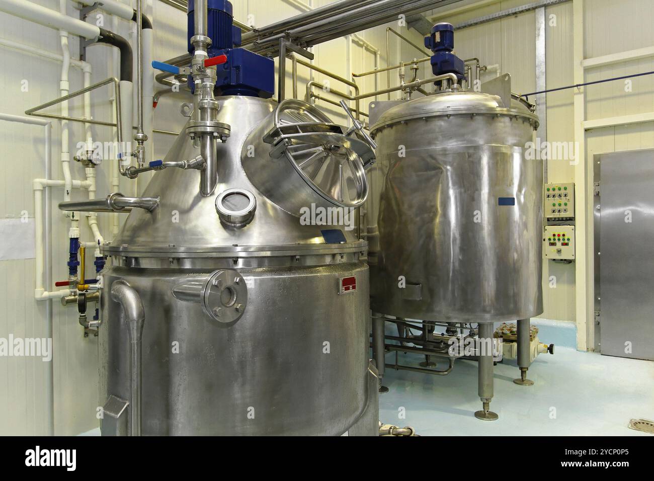 Tank for fermentation Stock Photo - Alamy