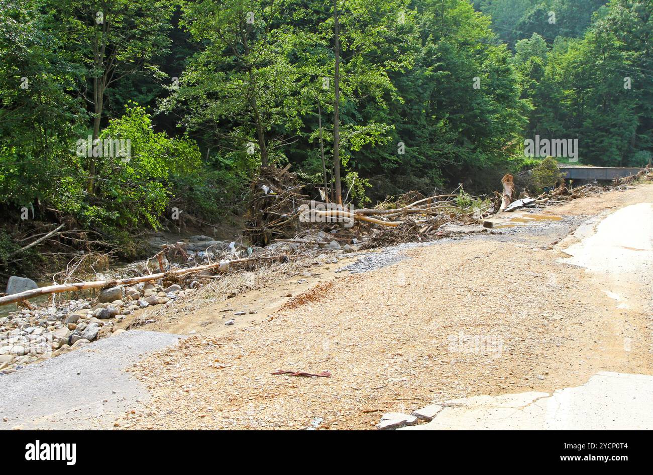 Debris after flood Stock Photo - Alamy