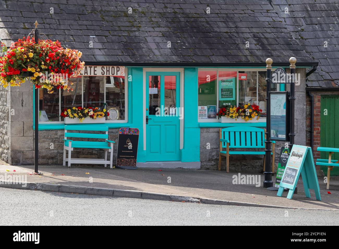 Village shop Ireland front exterior Glaslough Chocolate Company shop ...