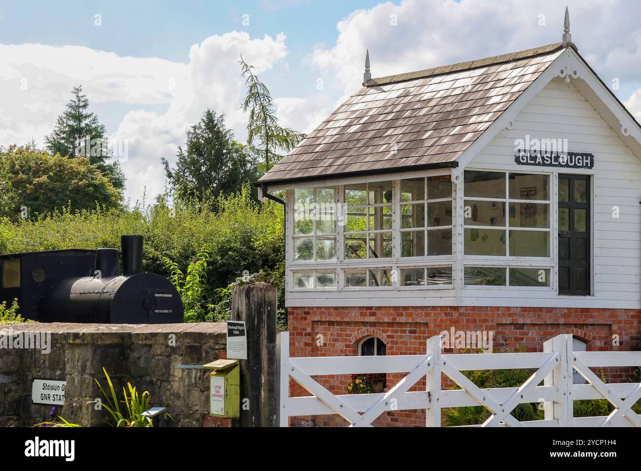 Former GNR signal box and level-crossing gate Glaslough County Monaghan ...