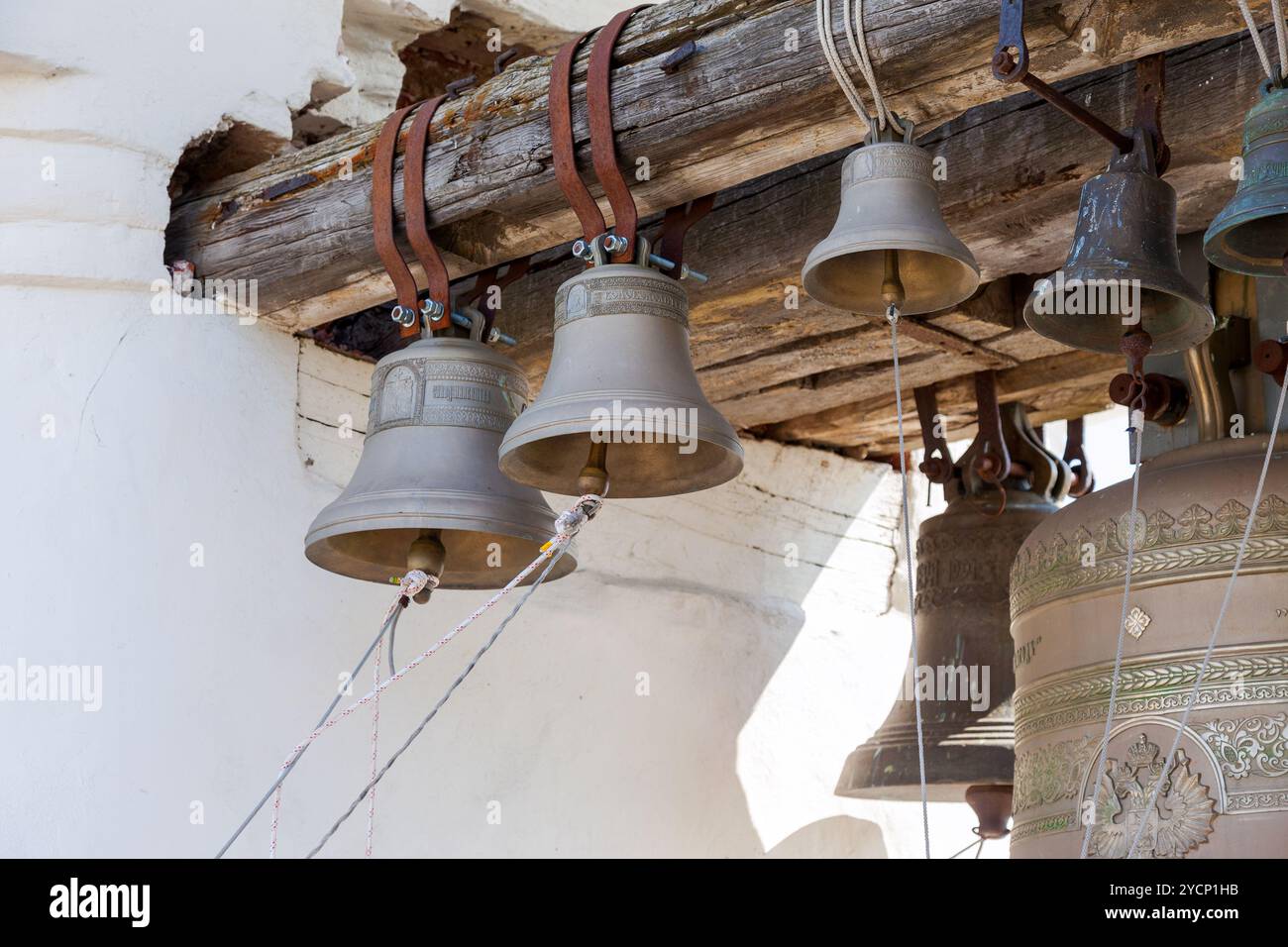 Old church bells in the Novgorod kremlin, Russia Stock Photo - Alamy
