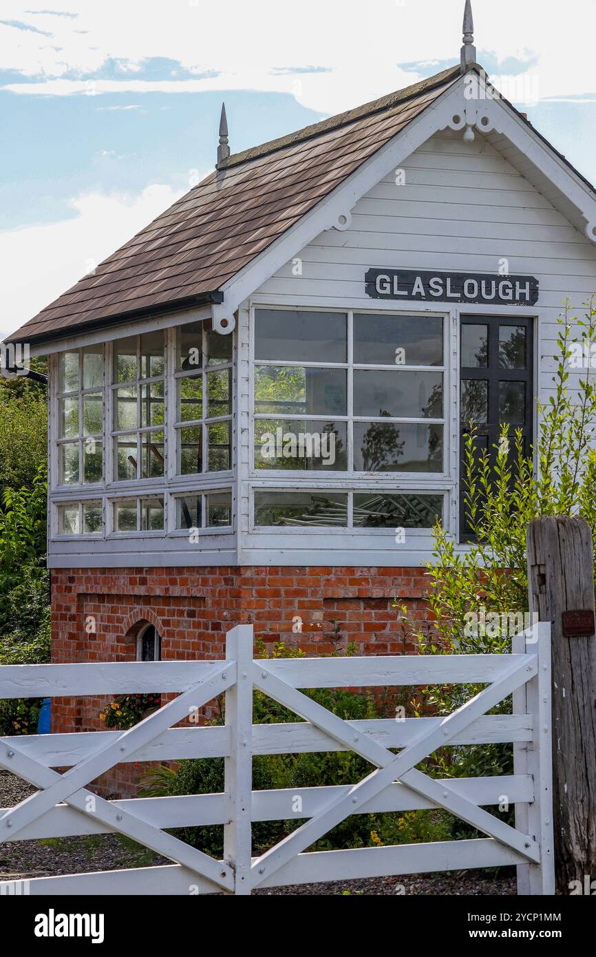 Former GNR signal box and level-crossing gat Glaslough County Monaghan ...