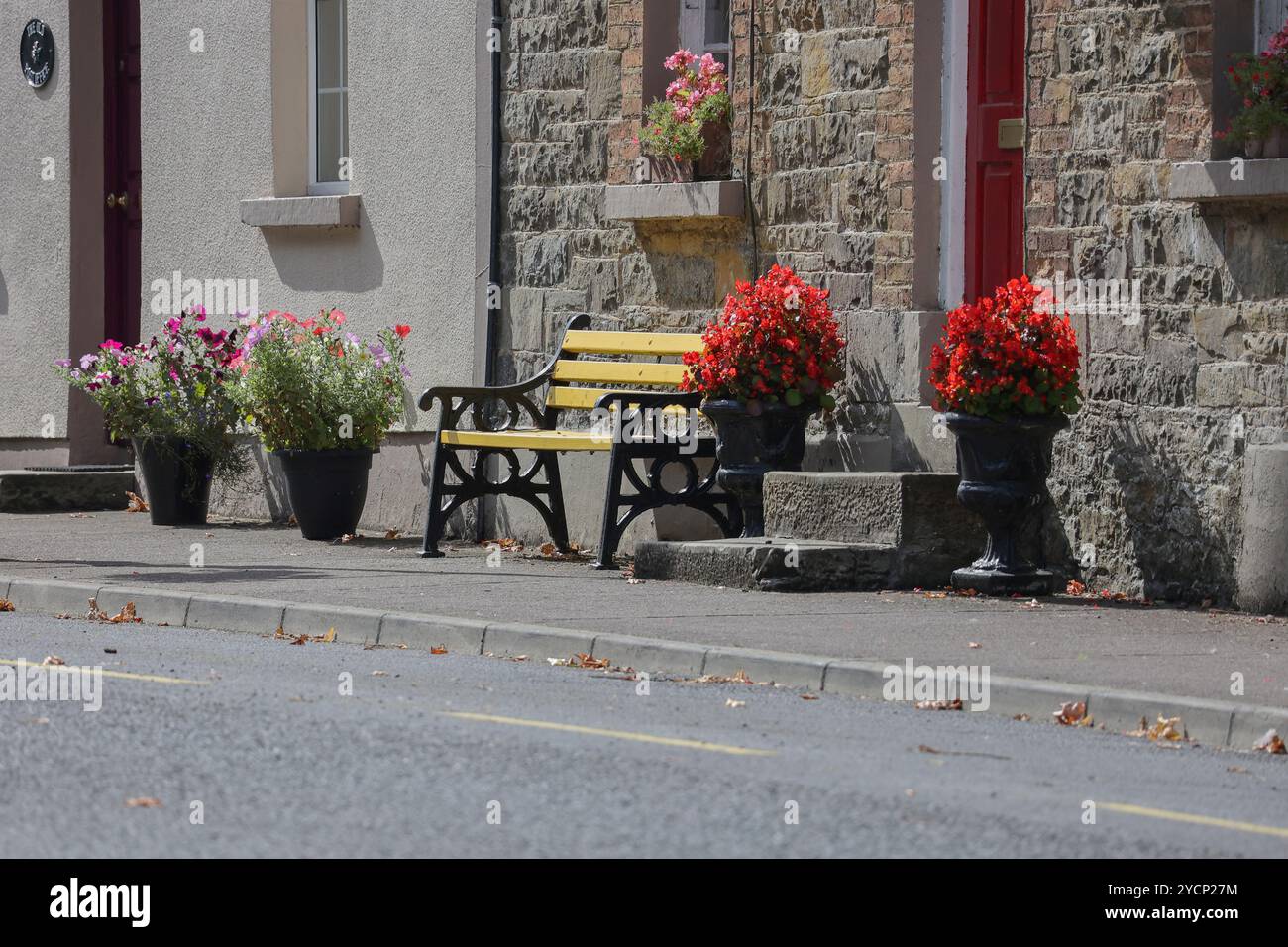 Bench glaslough hi-res stock photography and images - Alamy