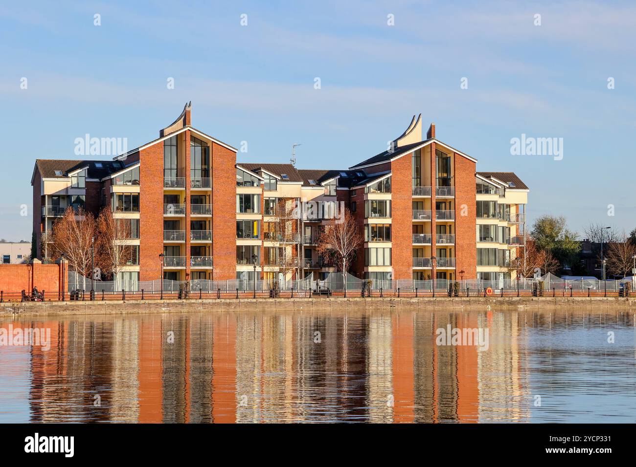 Modern riverside apartment block Belfast Pottingers Quay Short Strand ...