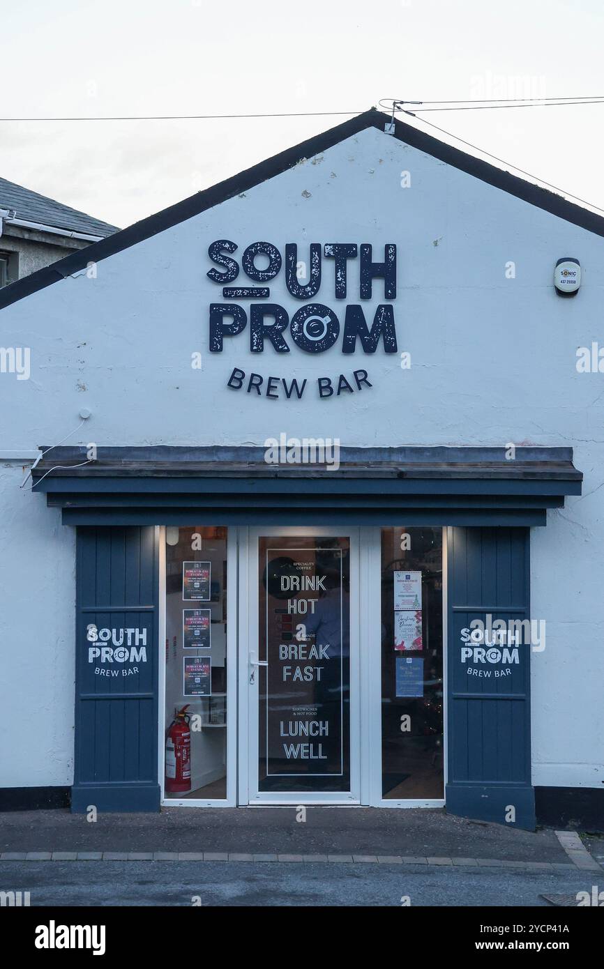 Coffee bar cafe Newcastle County Down. Exterior South Prom Brew Bar ...
