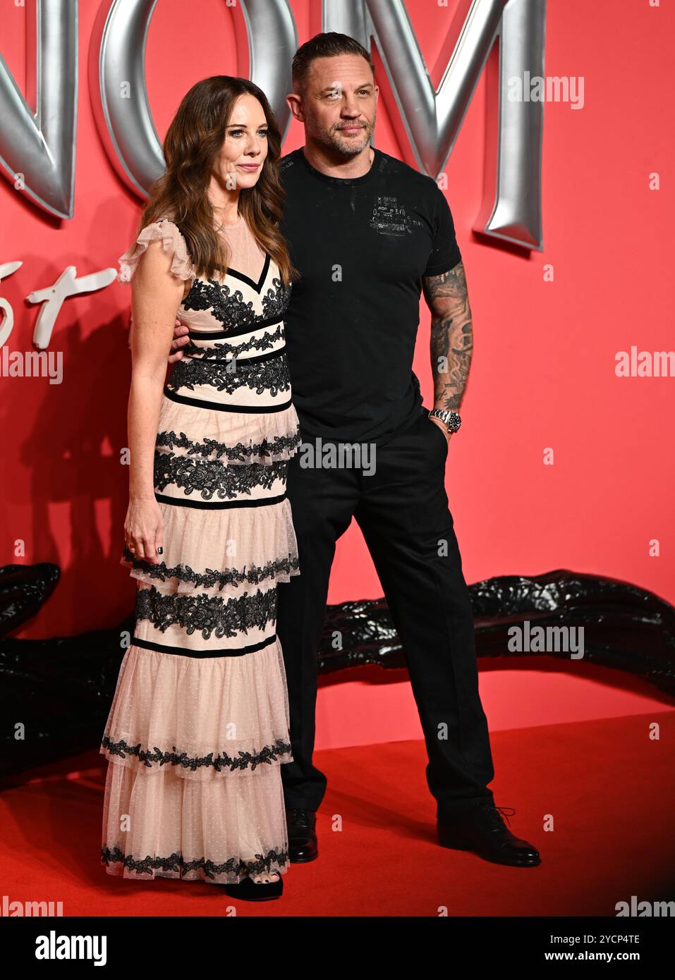 LONDON, UK. 23rd Oct, 2024. Kelly Marcel, Tom Hardy attend the UK ...