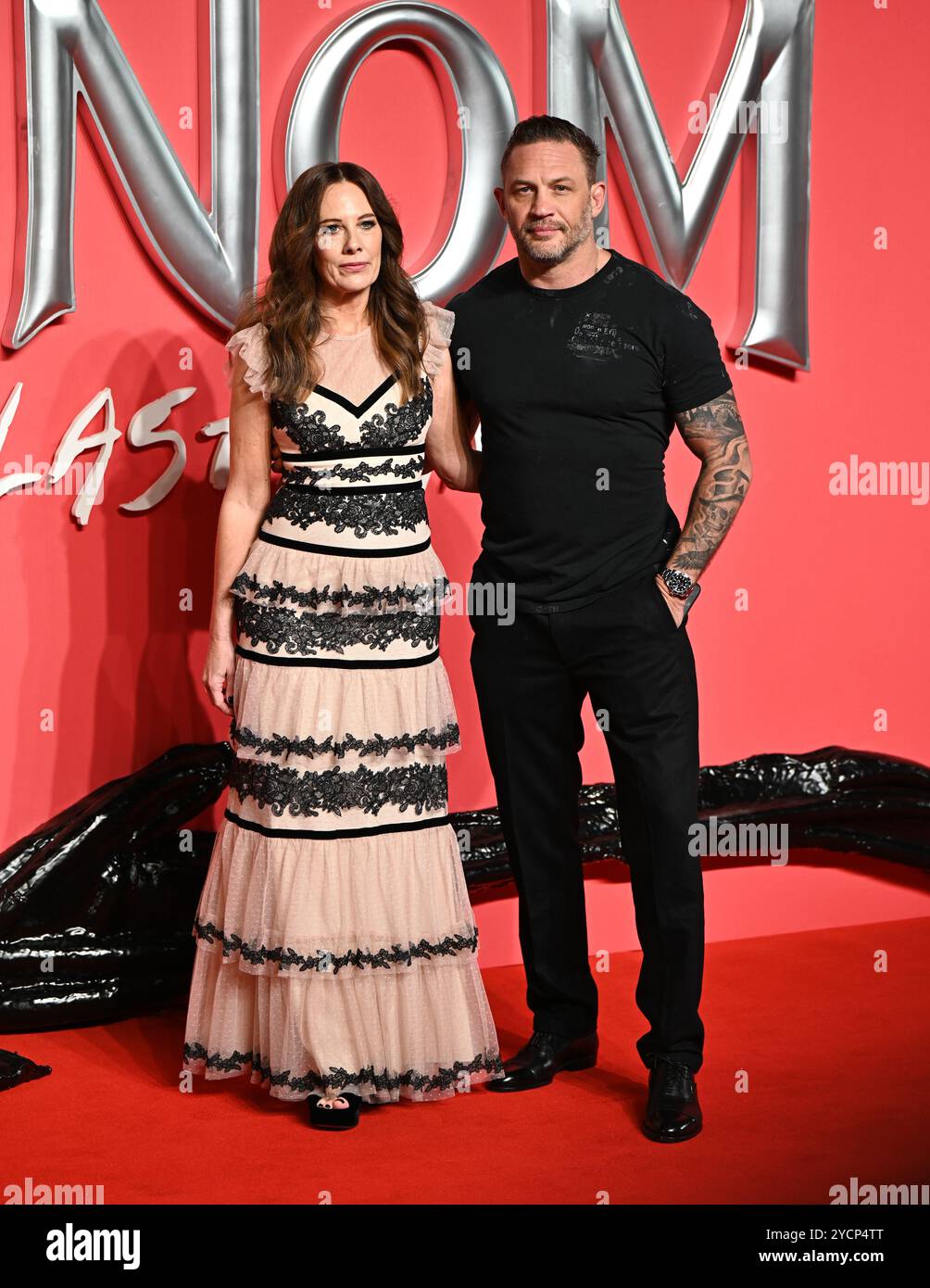 LONDON, UK. 23rd Oct, 2024. Kelly Marcel, Tom Hardy attend the UK ...