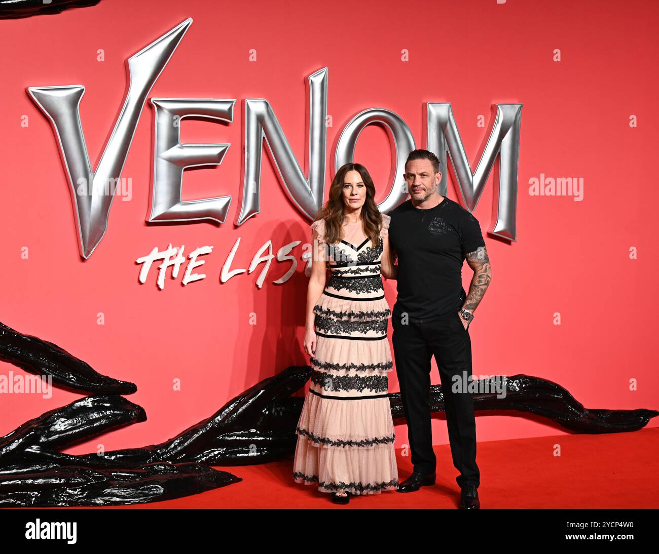 LONDON, UK. 23rd Oct, 2024. Kelly Marcel, Tom Hardy attend the UK ...