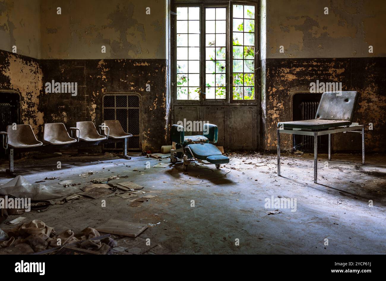 Abandoned "Asylum" in Northern Italy, Manicomio di V Stock Photo - Alamy