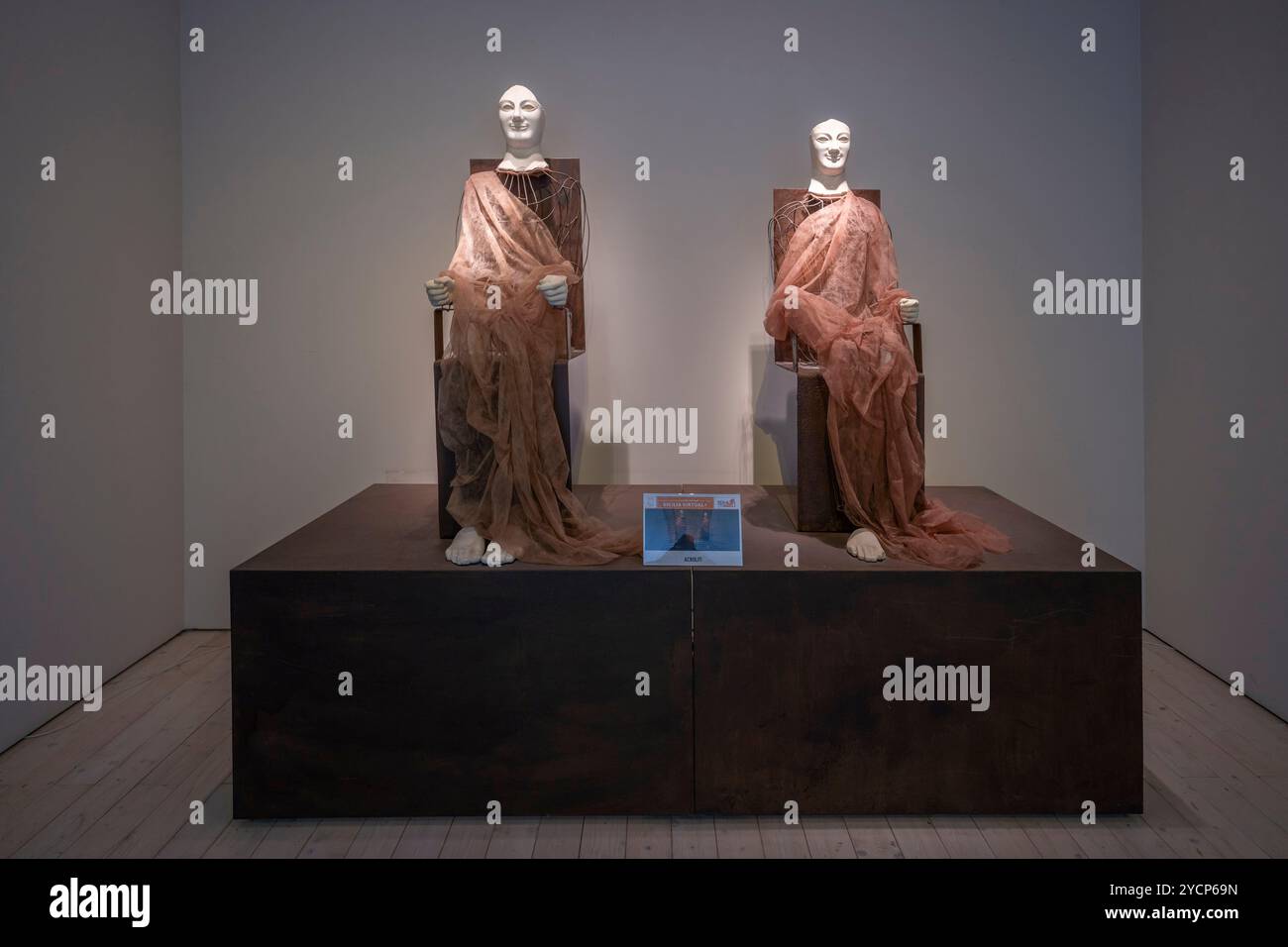 Acrolithic statues, 530-520 BC, Archaeological Museum of Aidone, Aidone ...