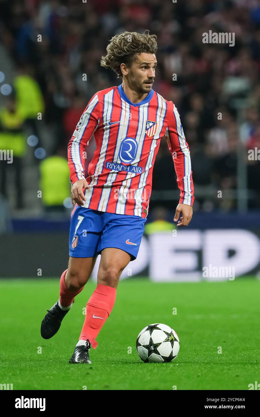 Antoine Griezmann in action during the UEFA Champions League League ...