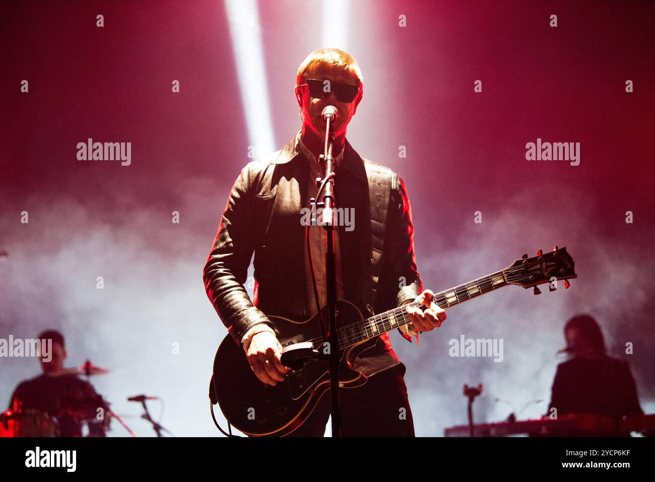 American indie band Interpol performing live at the Tempodrom in Berlin ...