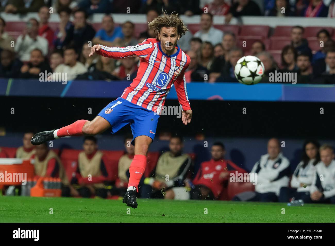 Antoine Griezmann in action during the UEFA Champions League League ...