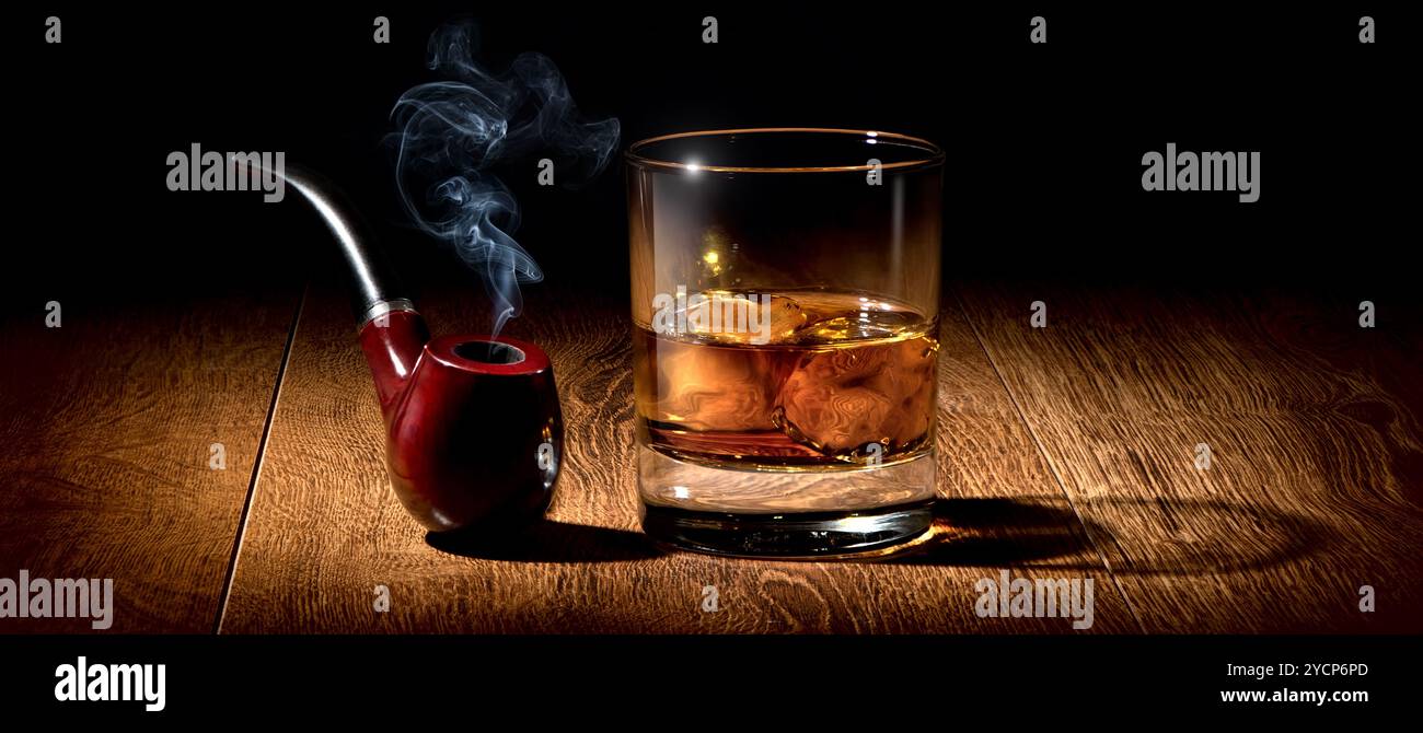 Pipe and scotch Stock Photo - Alamy