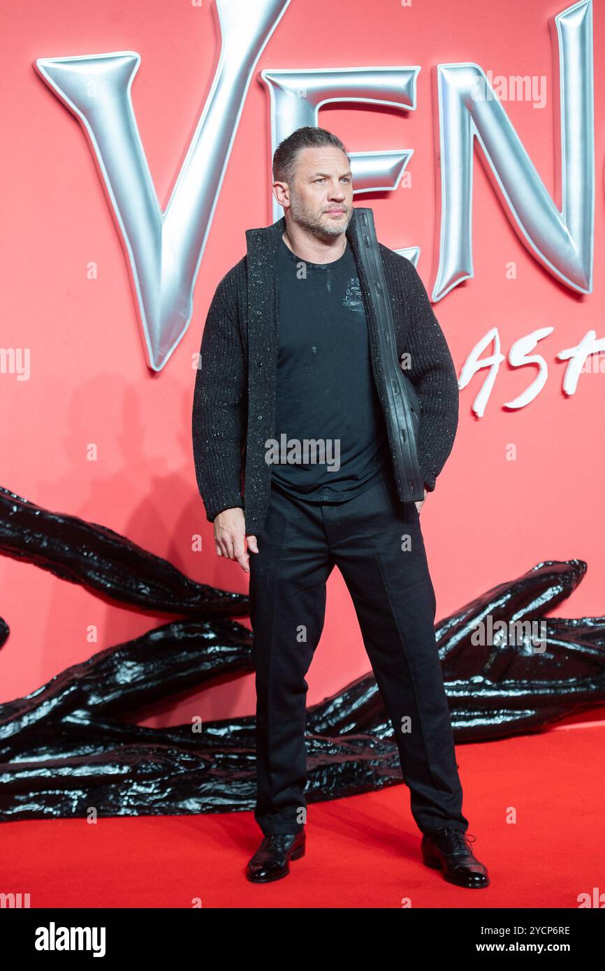London, UK. 23 Oct, 2024. Pictured: Tom Hardy attends The UK Premiere ...