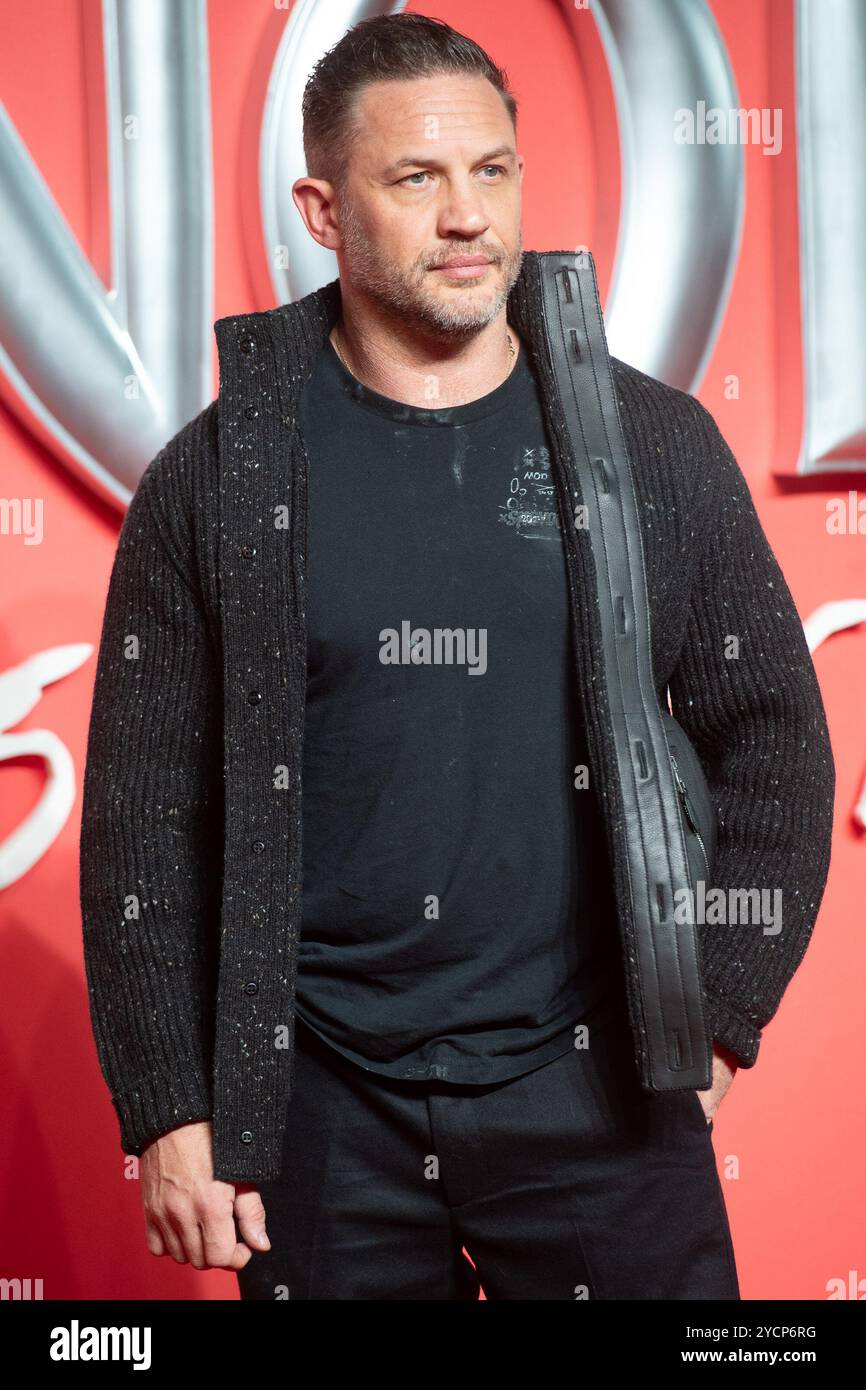 London, UK. 23 Oct, 2024. Pictured: Tom Hardy attends The UK Premiere ...