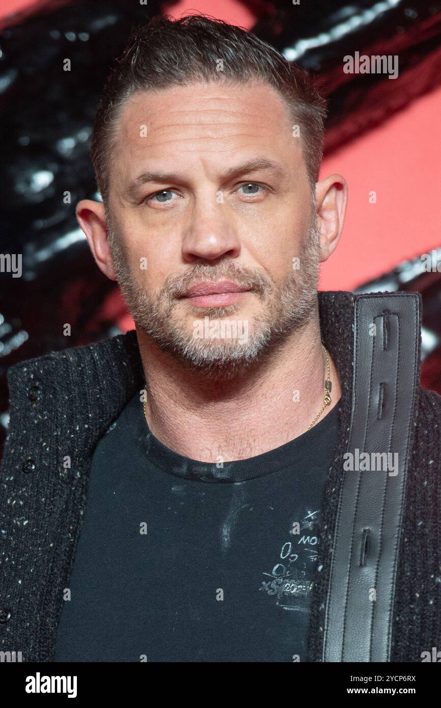 London, UK. 23 Oct, 2024. Pictured: Tom Hardy attends The UK Premiere ...