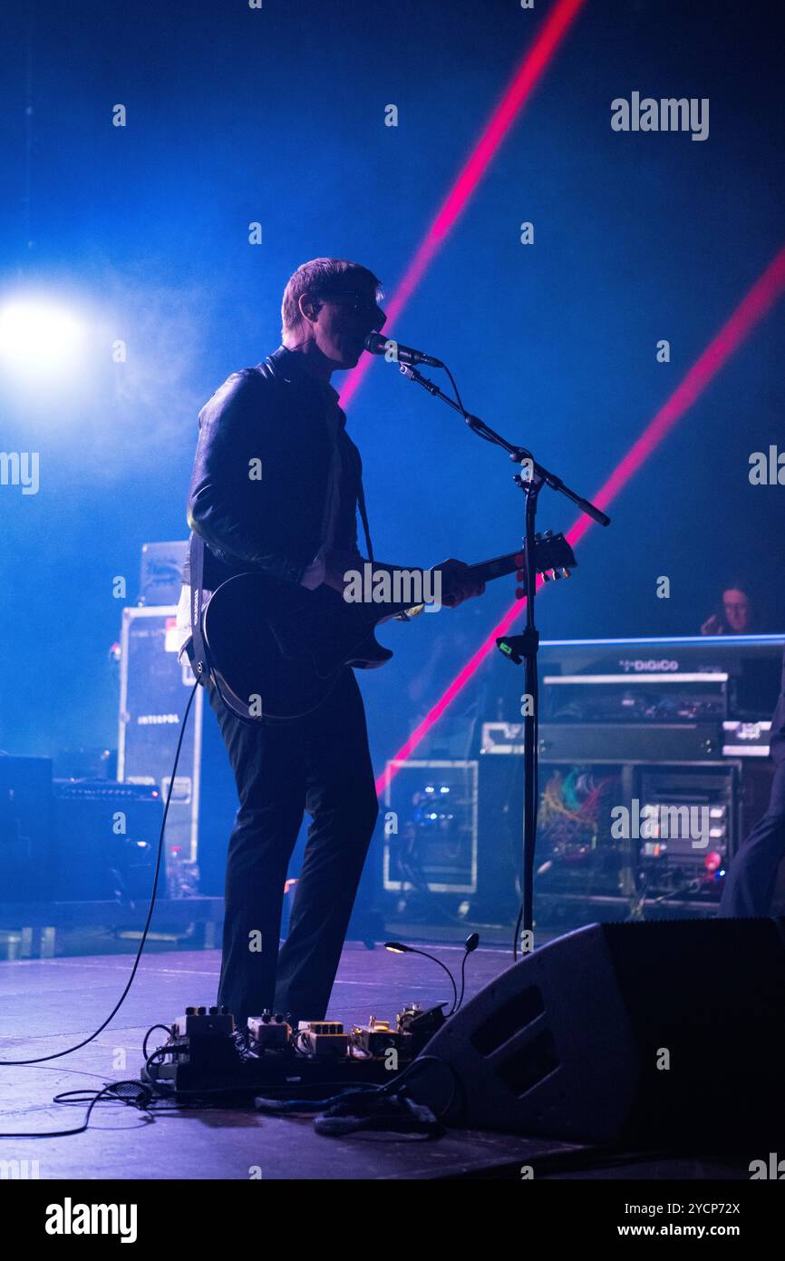 American indie band Interpol performing live at the Tempodrom in Berlin ...